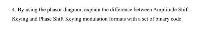 Solved By using the phasor diagram, explain the difference | Chegg.com