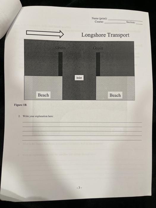 Solved Name (print) Course: Section: Part II-A: Longshore | Chegg.com