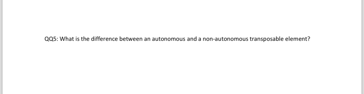 Solved QQ5: What is the difference between an autonomous and | Chegg.com