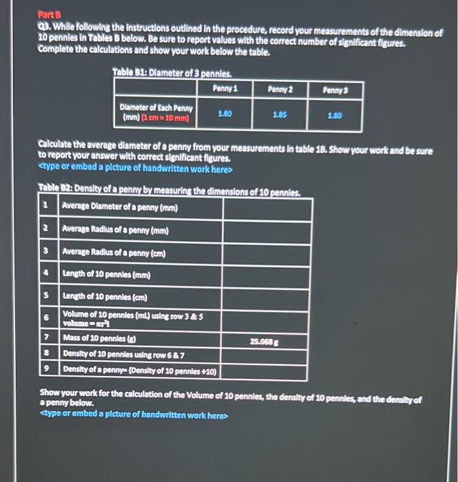 [Solved]: Part B Q3. Whille following the instructions outl