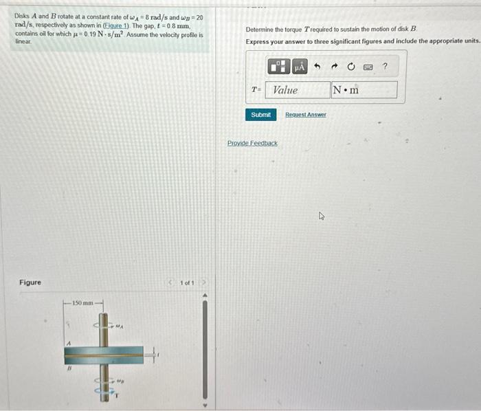 Solved Disks A and B rotate at a constant rate of ωA=8rad/s | Chegg.com