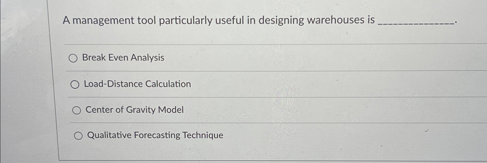 Solved A management tool particularly useful in designing | Chegg.com
