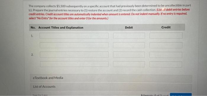 Solved Calculate the total estimated bad debts based on the | Chegg.com