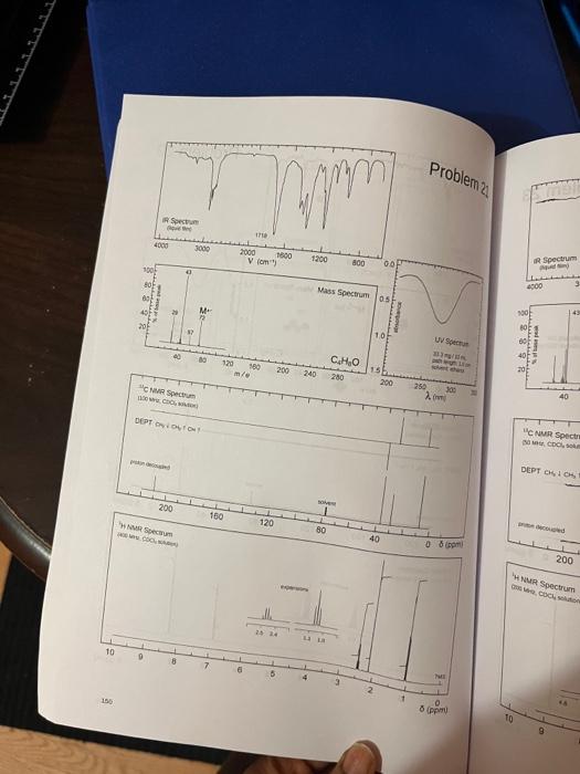 Solved please propose a structure and explain why based on | Chegg.com