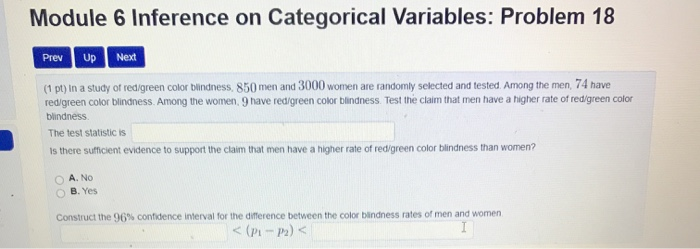 Solved Module 6 Inference On Categorical Variables Problem 5870