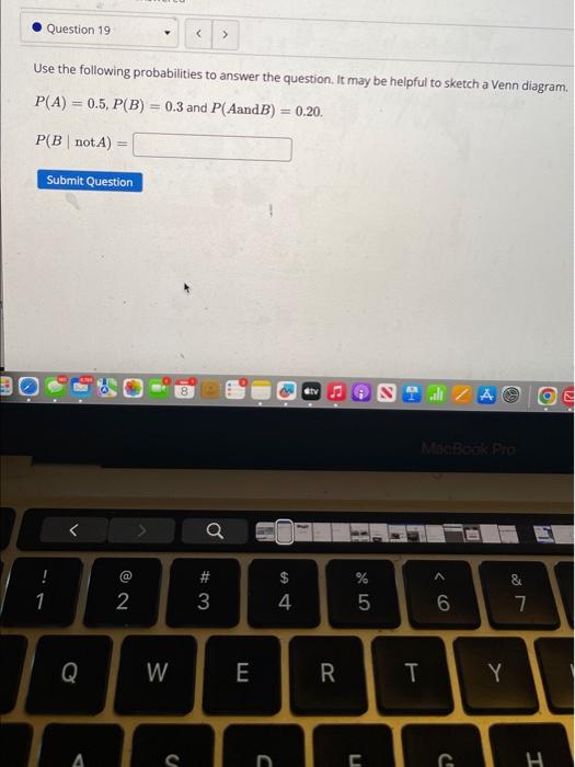 Solved Use the following probabilities to answer the | Chegg.com