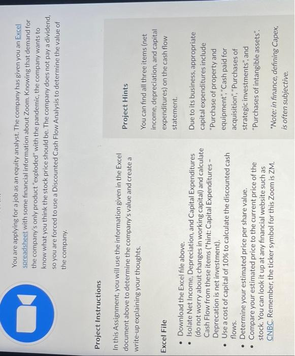 Solved You are applying for a job as an equity analyst. The | Chegg.com