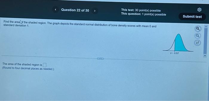 Solved Question content area top Part 1 Find the area | Chegg.com