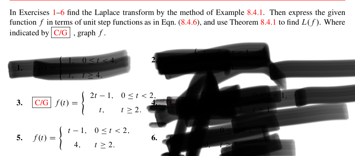 Solved In Exercises 1-6 ﻿find the Laplace transform by the | Chegg.com