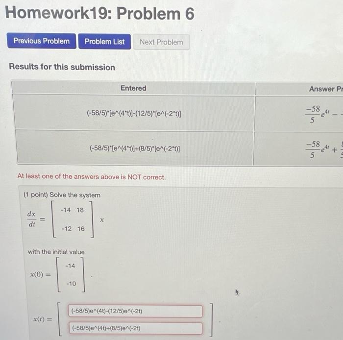 Solved Homework19: Problem 6 Previous Problem Problem List | Chegg.com