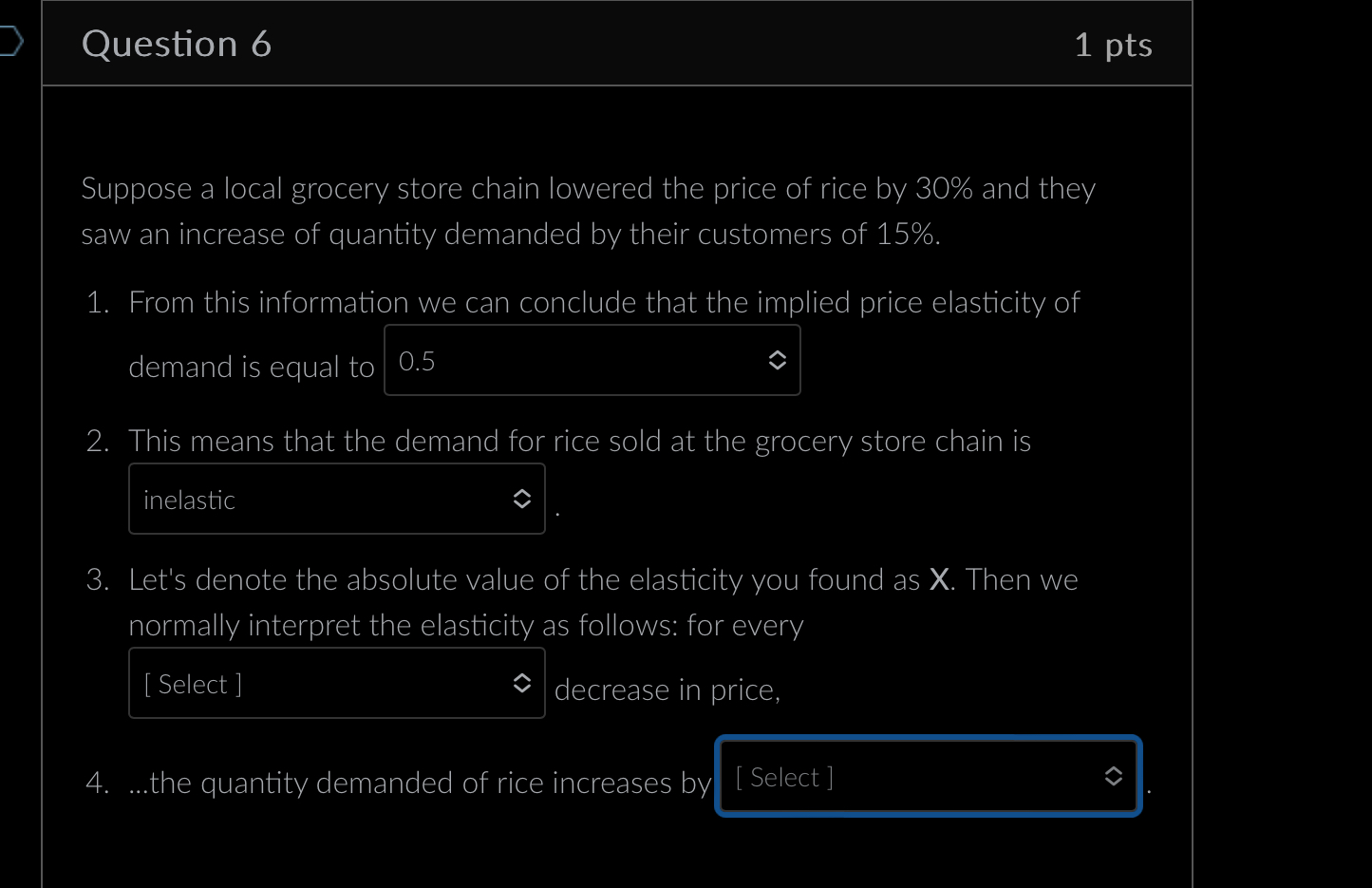 Solved Question 6Suppose a local grocery store chain lowered | Chegg.com Solved Question 6Suppose a local grocery store chain lowered | Chegg.com