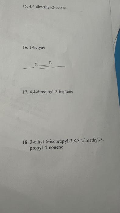 Solved draw the condensed structural diagrams for the | Chegg.com