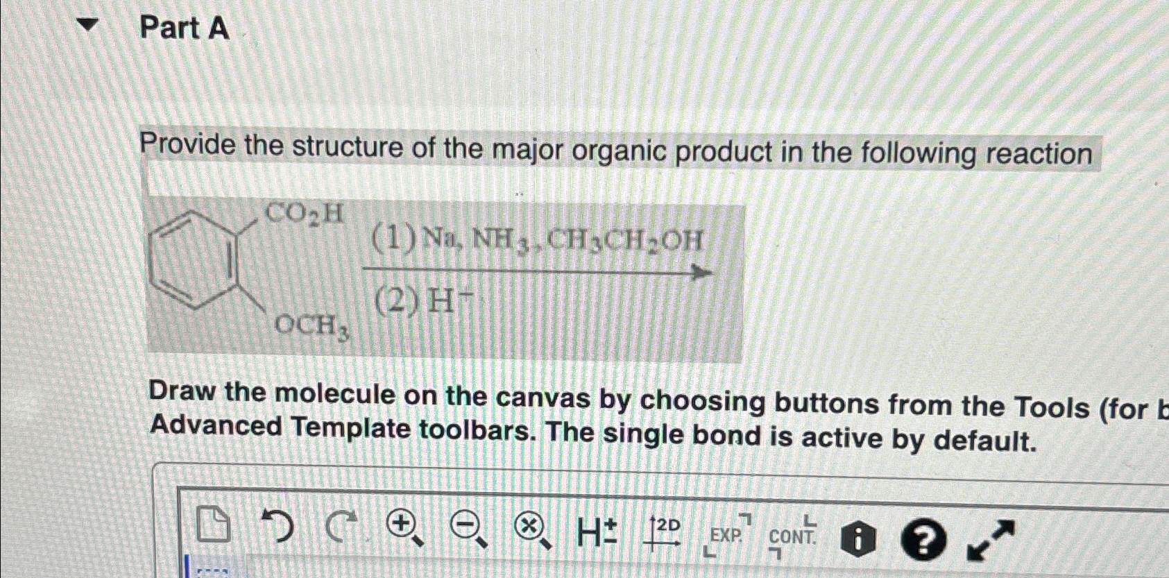 Solved Part AProvide the structure of the major organic | Chegg.com