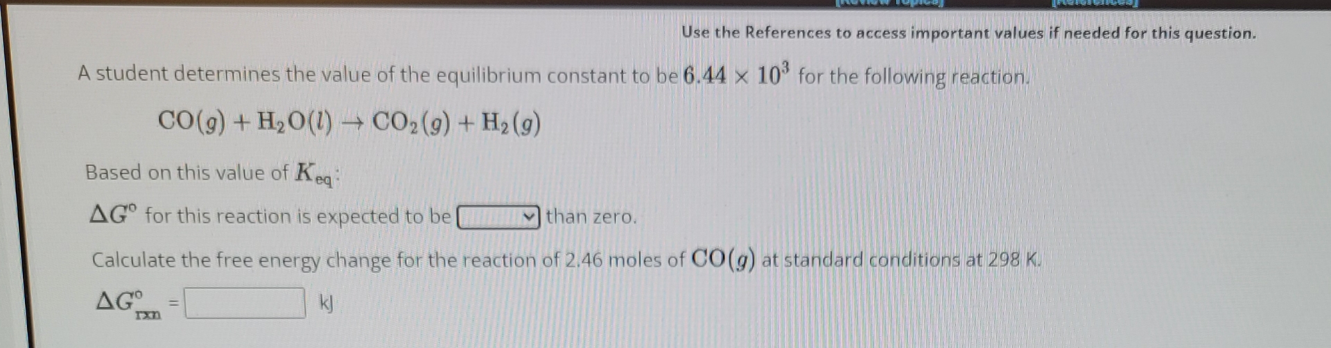 Solved Use the References to access important values if | Chegg.com