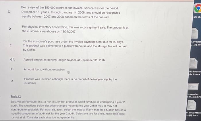 Solved ACCT444-Course Project - Deliverable #3 Task \#1 - | Chegg.com