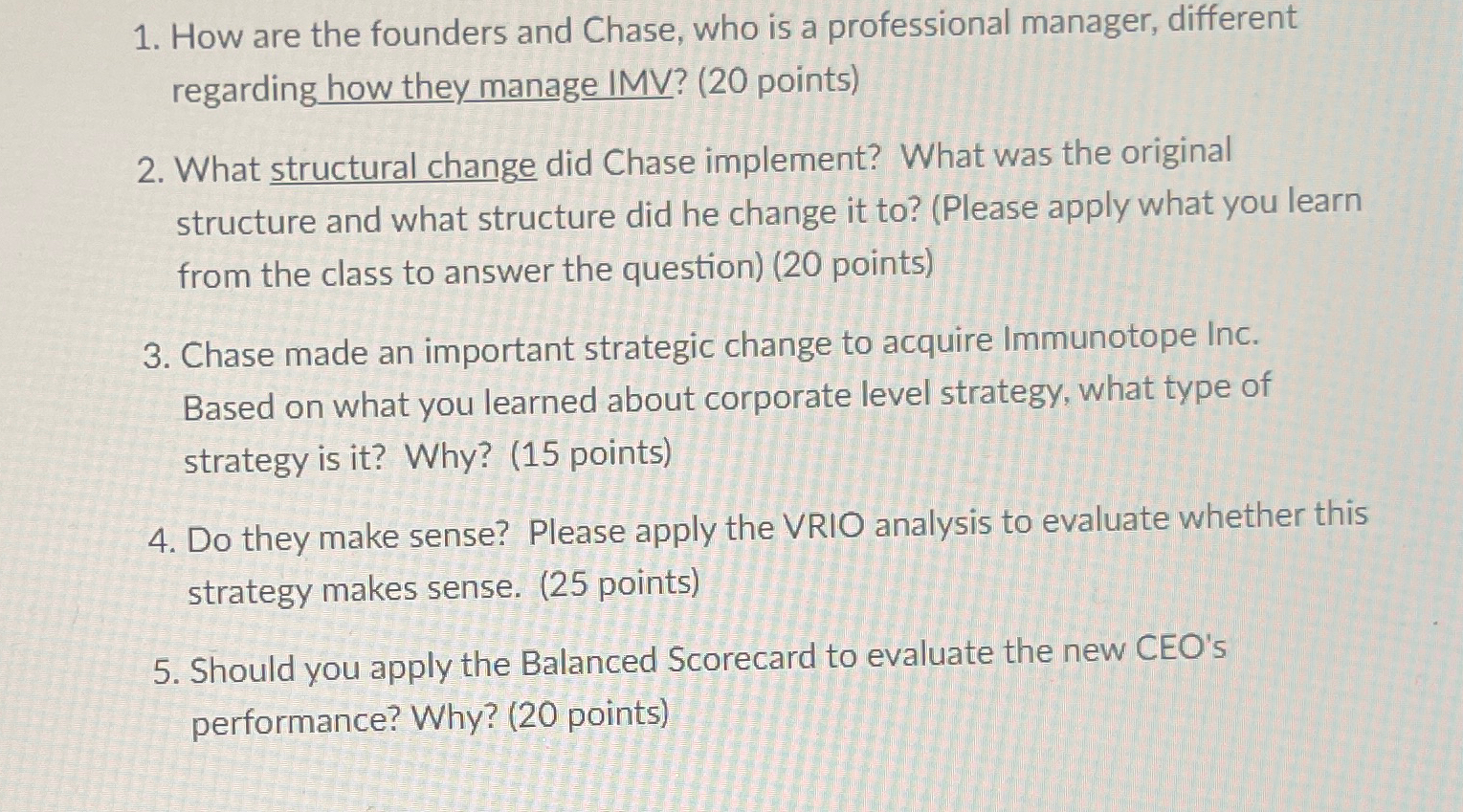 Solved How are the founders and Chase, who is a professional | Chegg.com