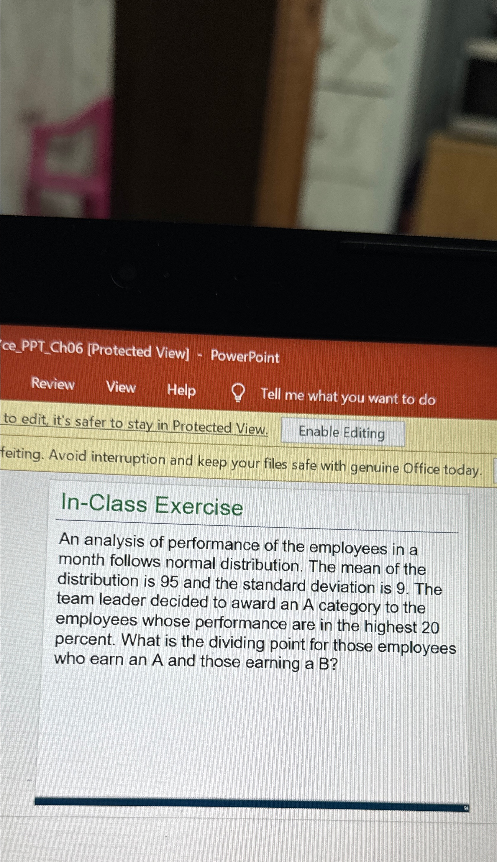 Solved ce_PPT_Ch06 [Protected View] - | Chegg.com
