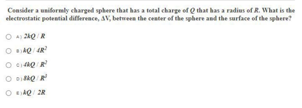 Solved Consider a uniformly charged sphere that has a total | Chegg.com