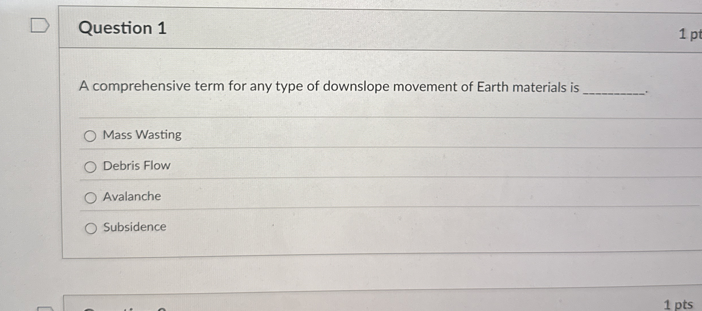 Solved Question 1A comprehensive term for any type of | Chegg.com