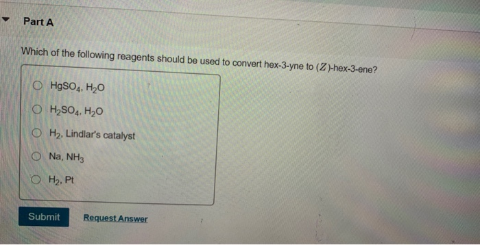Solved Which of the following reagents should be used to | Chegg.com