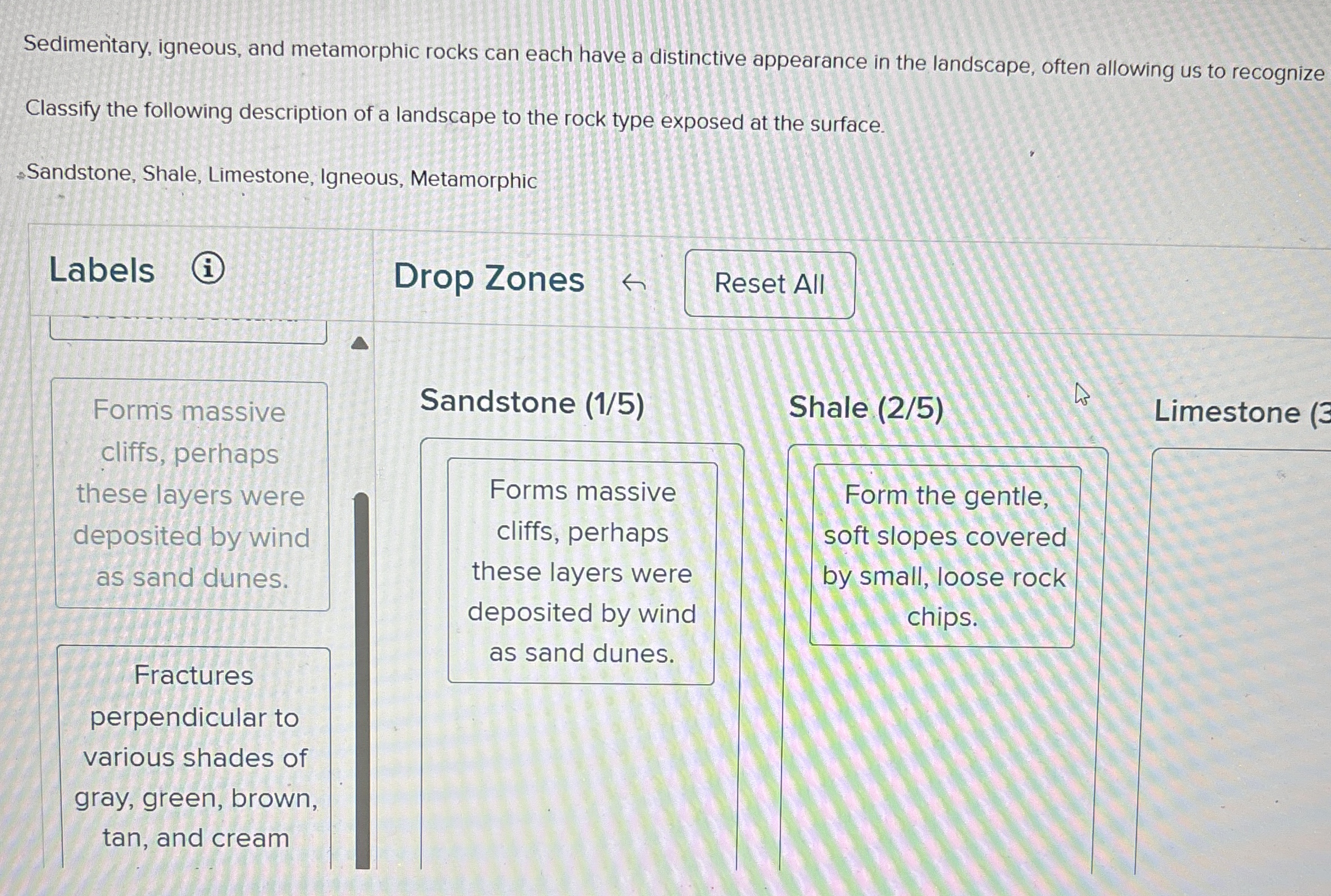 Solved Sedimentary, igneous, and metamorphic rocks can each | Chegg.com