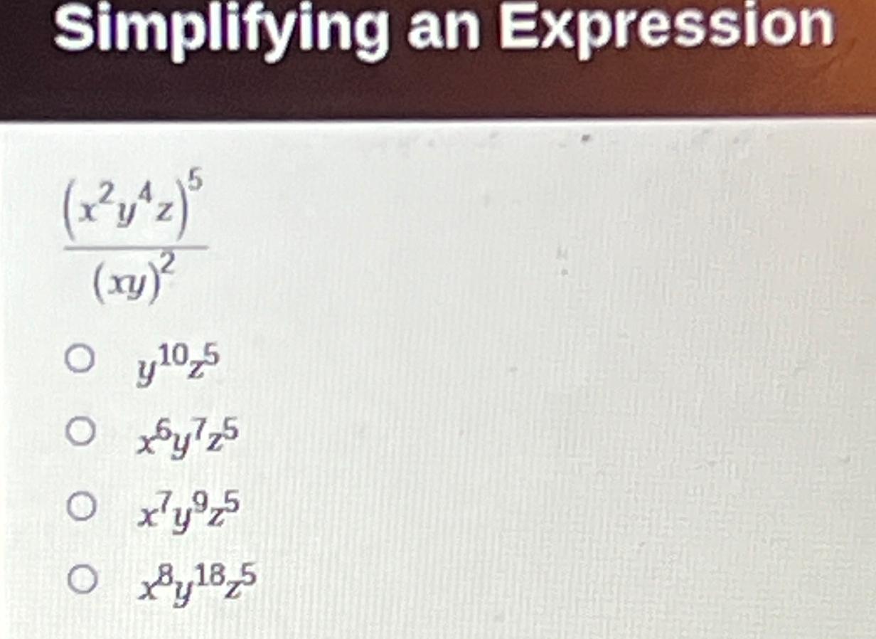 Solved Simplifying an | Chegg.com