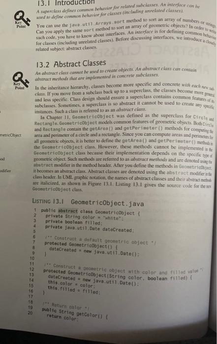 Solved Design a new Triangle class that extends the abstract | Chegg.com
