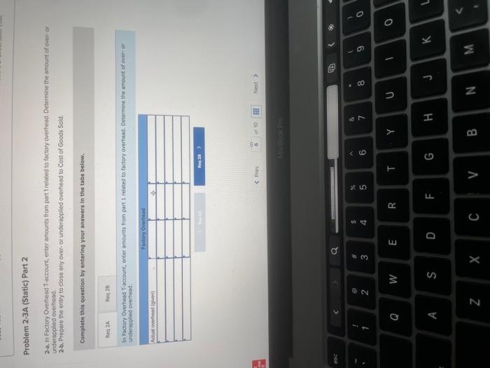Required Information Problem 2.3A (Static) Computing | Chegg.com