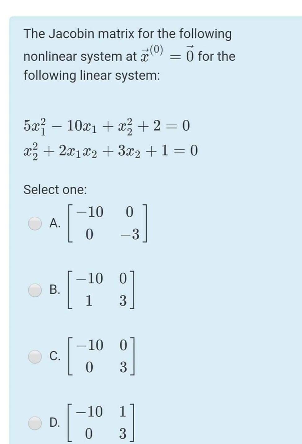 Solved Use Quasi-newton (Broyden's) method with 70 = 7 to | Chegg.com