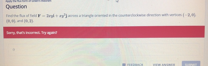 Solved Apply the flux form of Green's theorem Question Find | Chegg.com