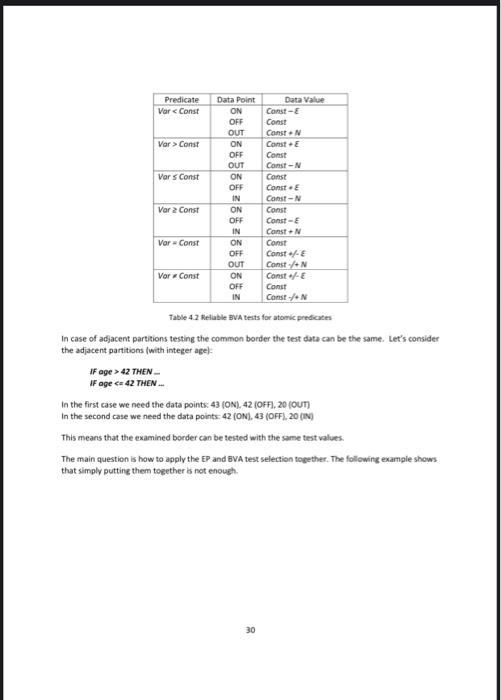 1 of 12 4 Equivalence partitioning and boundary value | Chegg.com