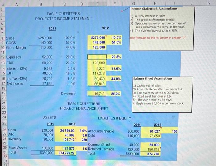 Solved What excel formula is used to calculate 2012 | Chegg.com