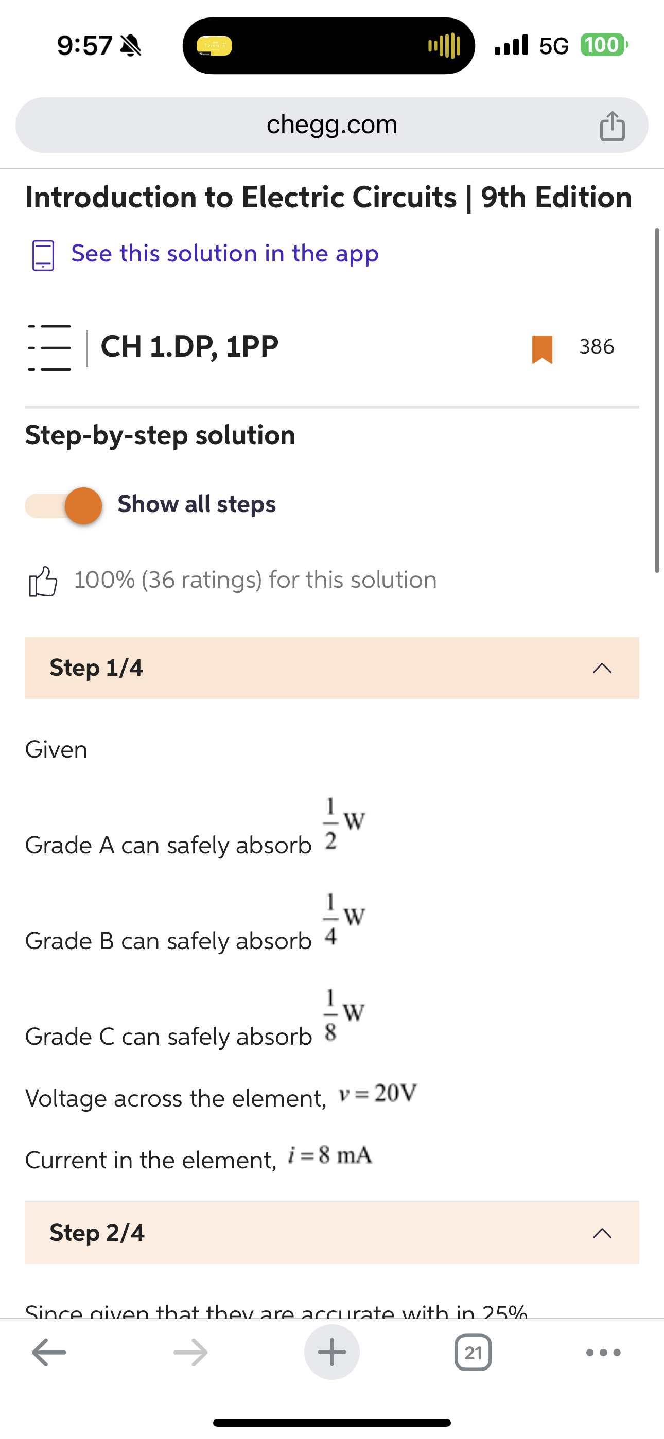 Can't I access textbook solutions on the Chegg app | Chegg.com