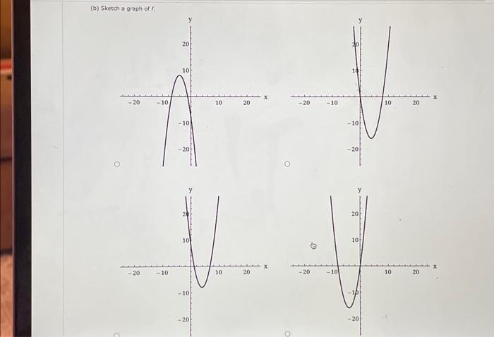 Solved A quadratic function f is given. f(x)=x2−8x+8 (a) | Chegg.com