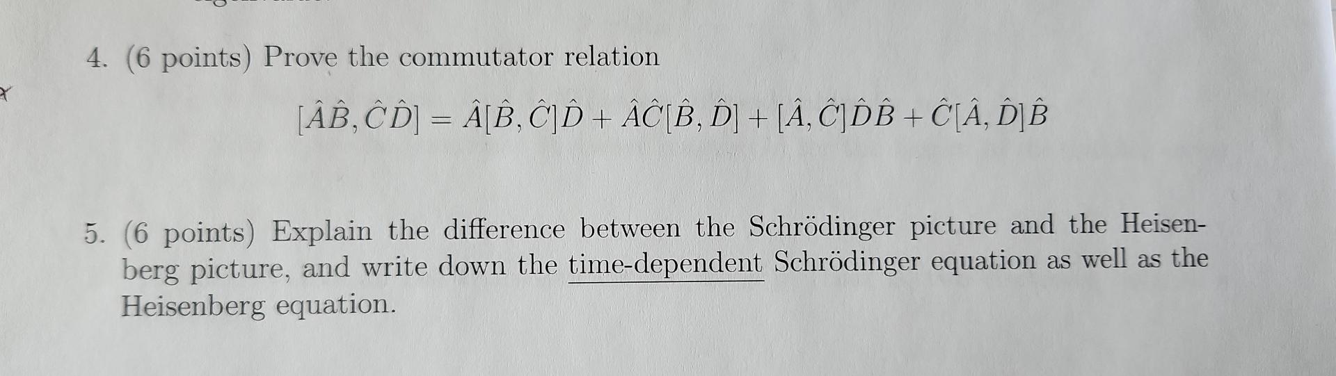 Solved 4. (6 points) Prove the commutator relation | Chegg.com Solved 4. (6 points) Prove the commutator relation | Chegg.com