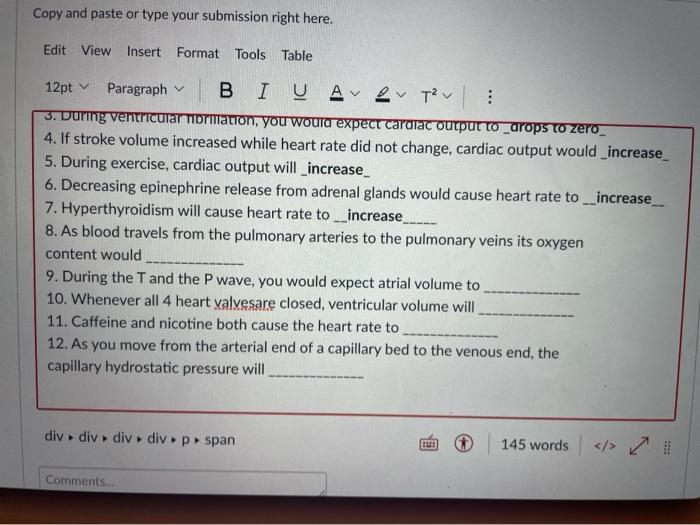 Solved Copy and paste or type your submission right here. | Chegg.com