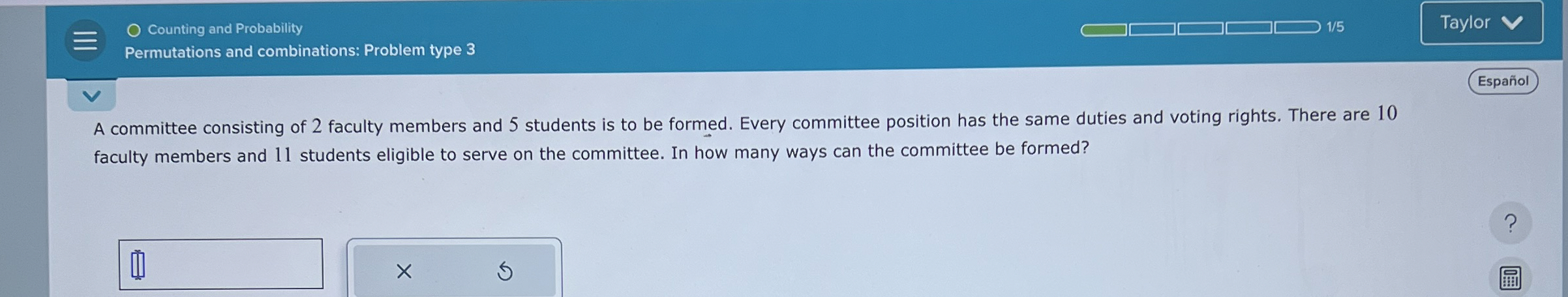 Solved Counting and Probability15Permutations and | Chegg.com