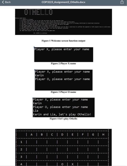 Solved Game play 1. Othello is a strategy board game played | Chegg.com