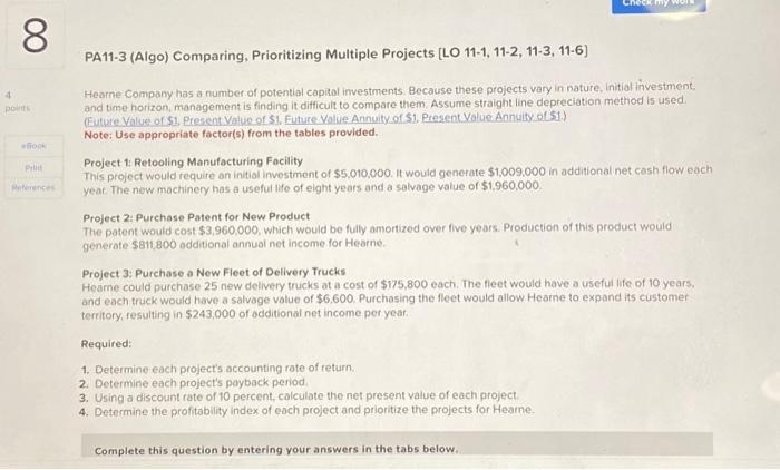 Solved PA11-3 (Algo) Comparing, Prioritizing Multiple | Chegg.com