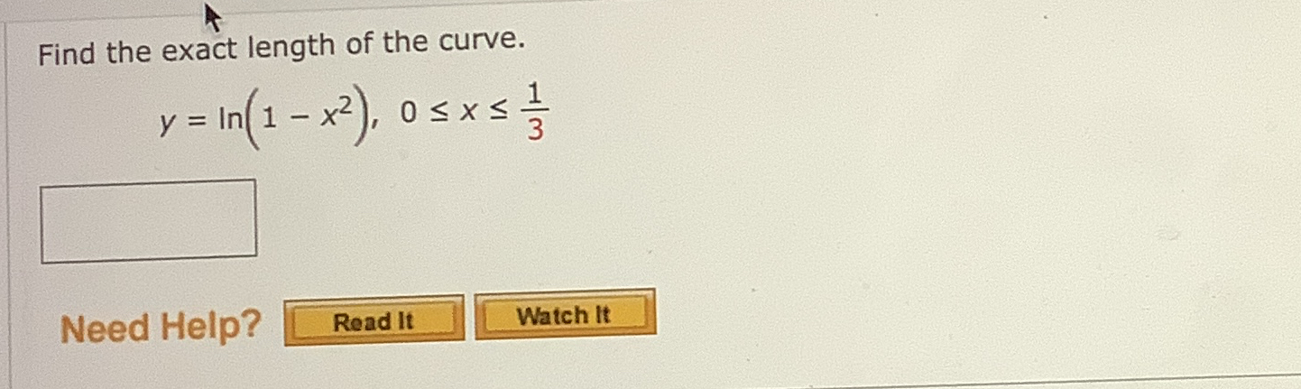 Solved Find the exact length of the | Chegg.com