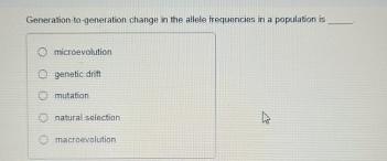 Solved Generation-ta-generation change in the allede | Chegg.com