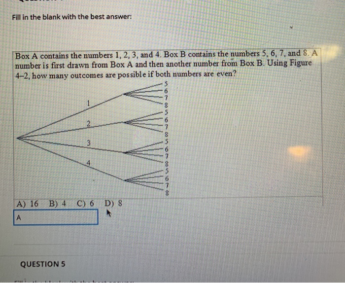 Solved Fill in the blank with the best answer: Box A | Chegg.com