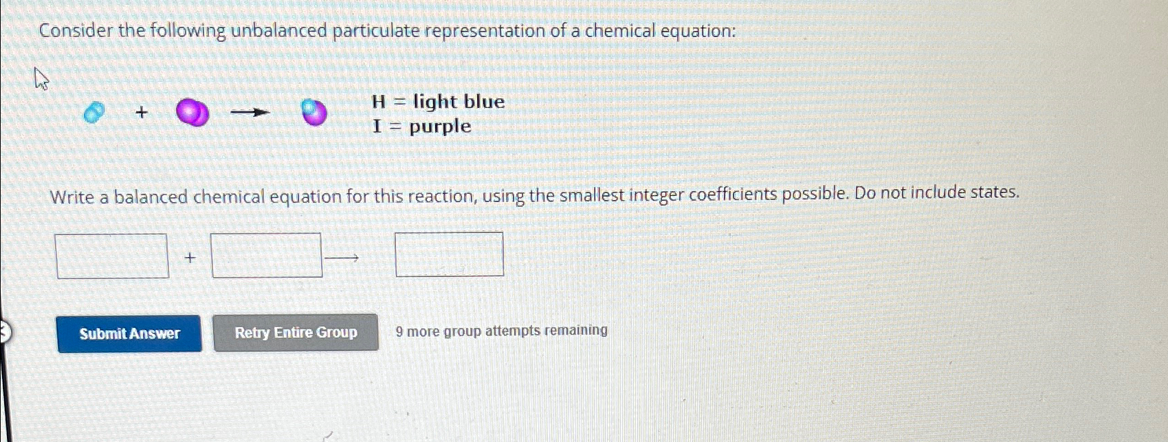 Solved Consider the following unbalanced particulate | Chegg.com
