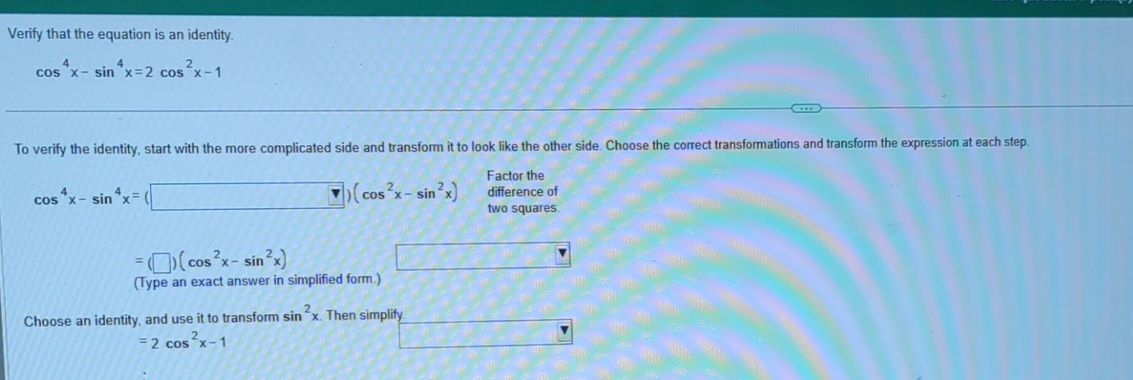 Solved Verify that the equation is an | Chegg.com