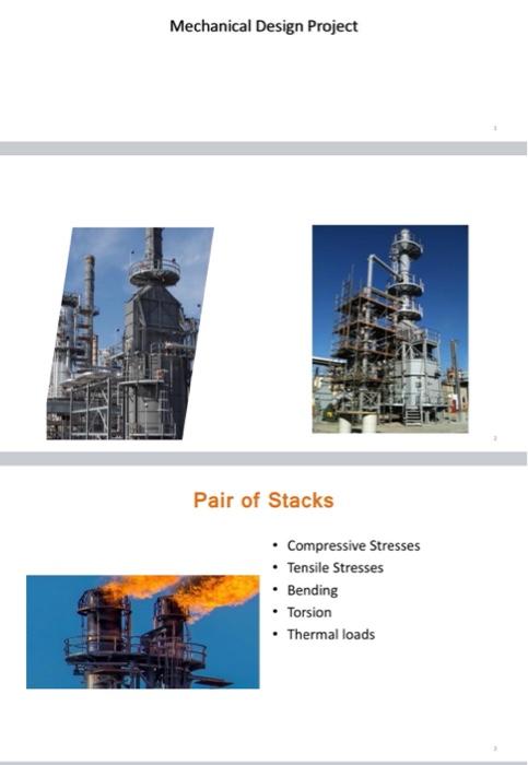 Solved Mechanical Design Project Pair of Stacks • | Chegg.com