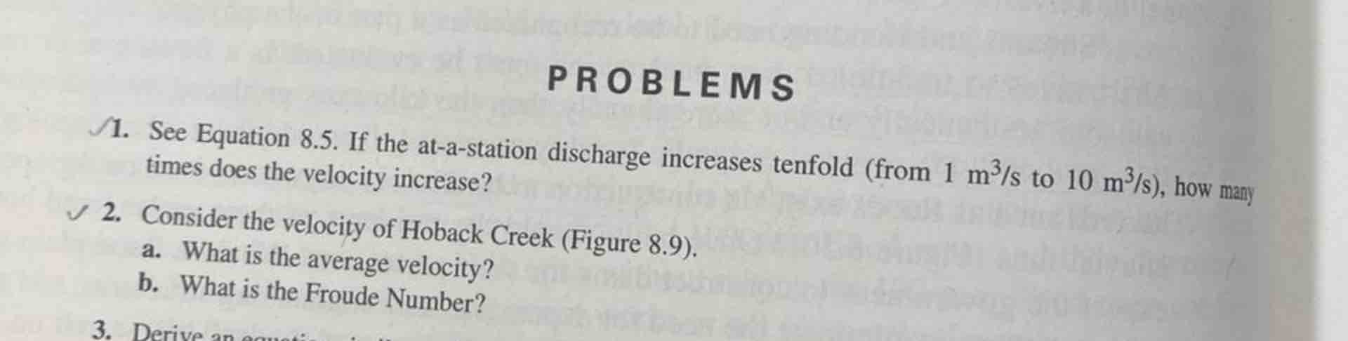 Solved PROBLEMS1. ﻿See Equation 8.5 . ﻿If the at-a-station | Chegg.com
