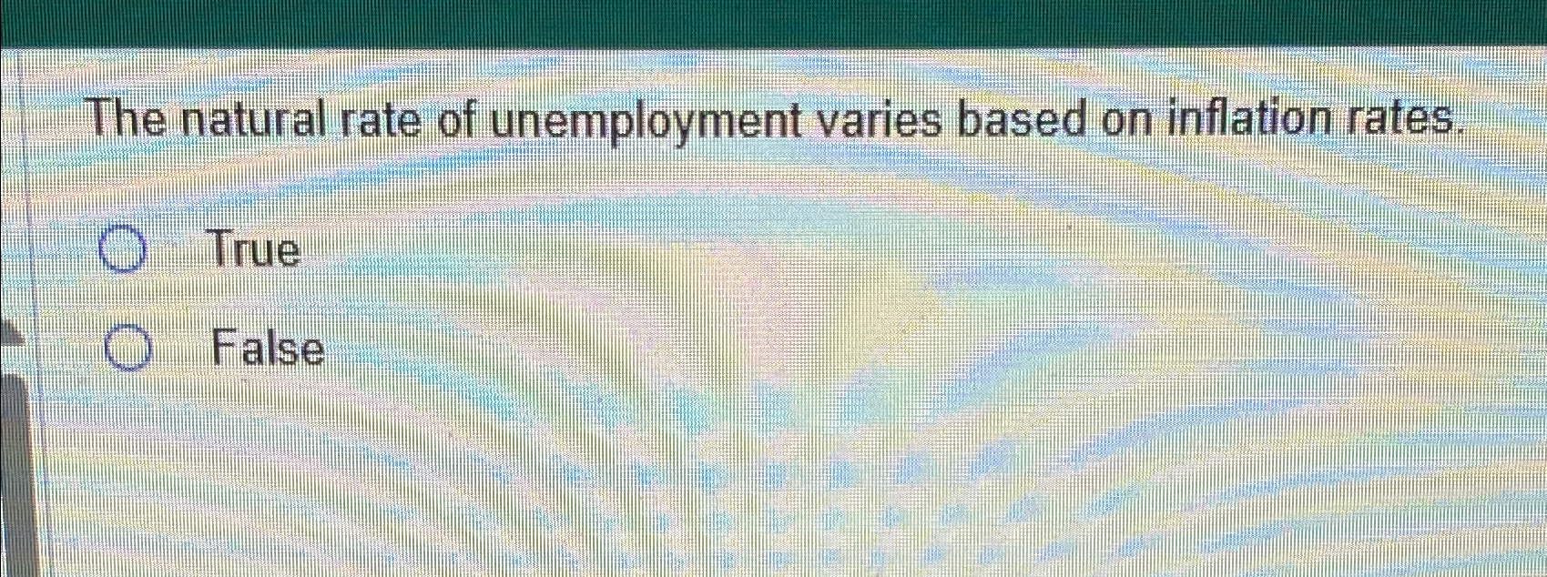 Solved The natural rate of unemployment varies based on | Chegg.com