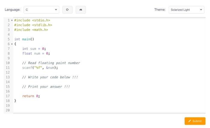Solved DigitSum Description You are given a floating point | Chegg.com