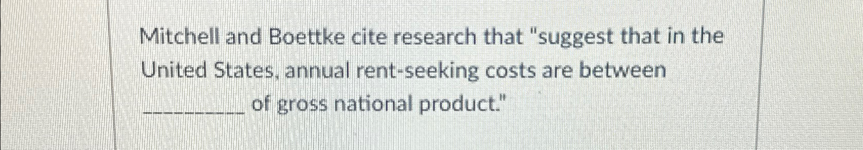 Solved Mitchell and Boettke cite research that "suggest that | Chegg.com