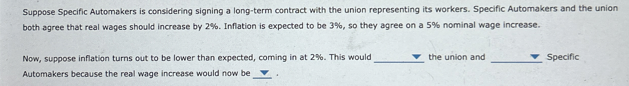 Solved Suppose Specific Automakers is considering signing a | Chegg.com